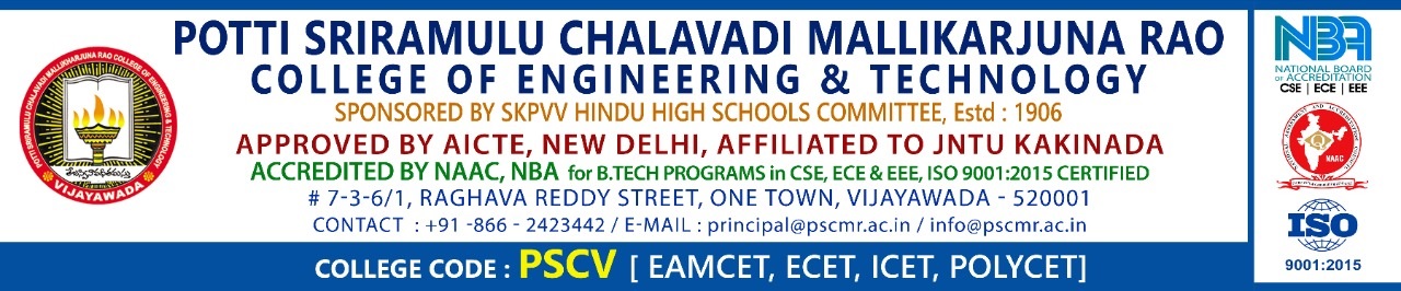 PSCMR College of Engineering & Technology – Enduring Excellence